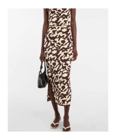 Nanushka Jenny Intarsia Midi Skirt