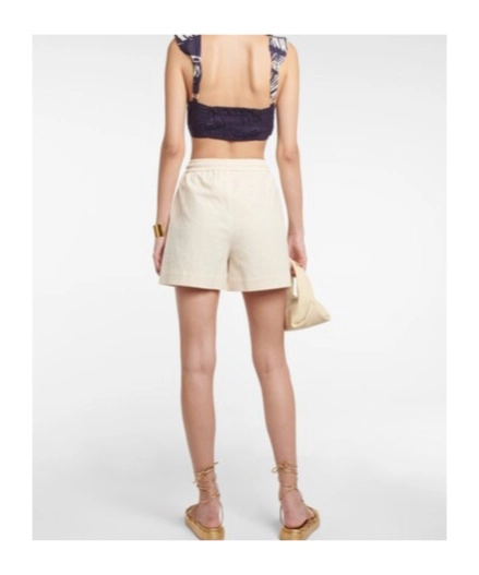 Johanna Ortiz Into Nature Printed Cotton Crop Top