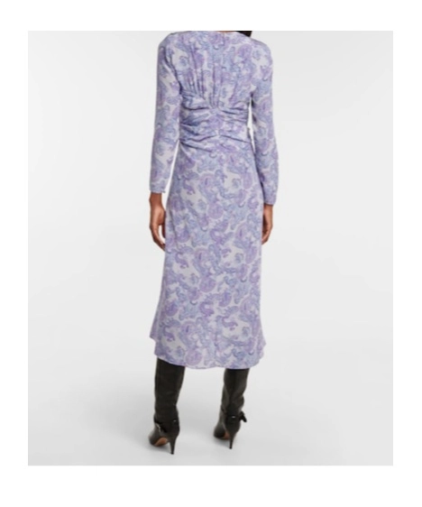 Isabel Marant Étoile Telima Paisley Silk Midi Dress