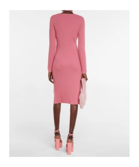 Blumarine Ribbed Wool Dress And Bra