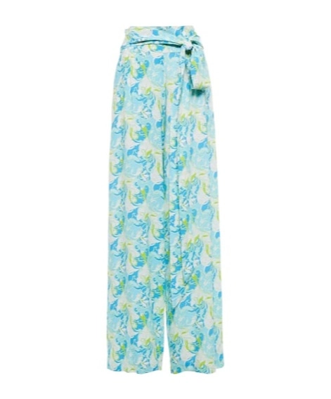 Melissa Odabash Natasha Printed Wide-leg Pants