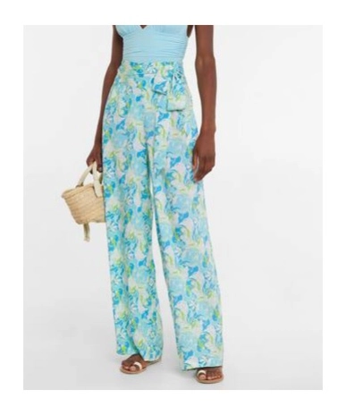 Melissa Odabash Natasha Printed Wide-leg Pants