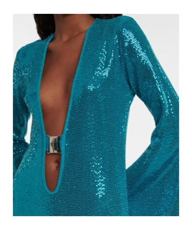 Dodo Bar Or Sequin-embellished Midi Dress