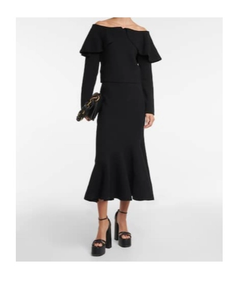 Altuzarra Hasla Off-shoulder Wool-blend Sweater