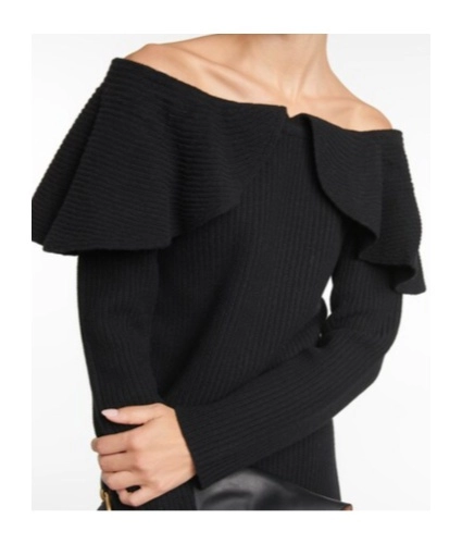 Altuzarra Hasla Off-shoulder Wool-blend Sweater