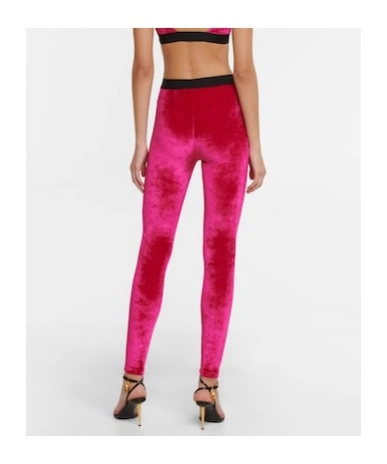 TOM FORD Logo Velvet Leggings
