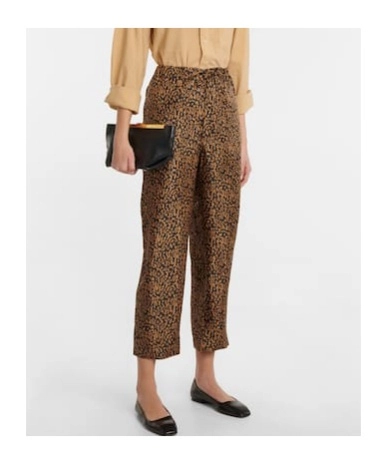 Nanushka Printed Silk Pants