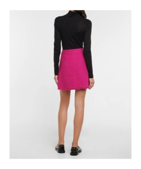 Proenza Schouler White Label Cotton Boucle Miniskirt