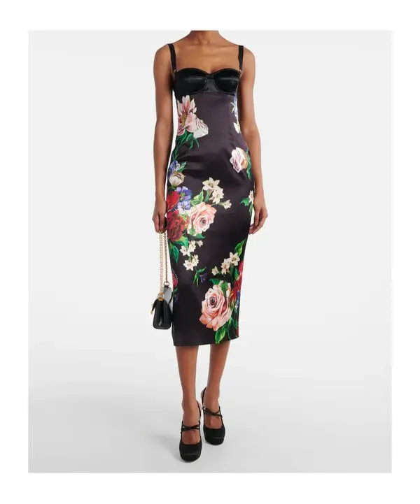 Dolce & Gabbana Floral Midi Dress