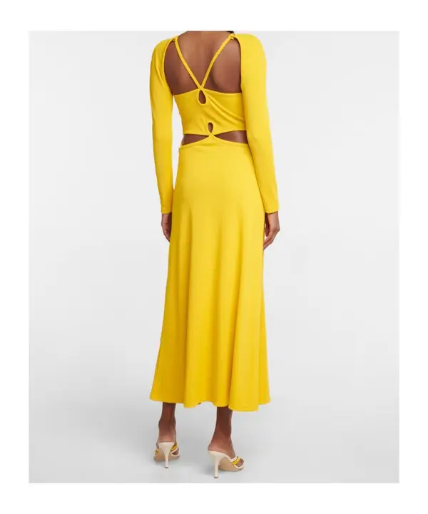 Christopher Esber Openwork Ribbed Knit Dress
