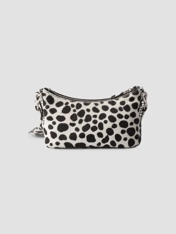 Prada Printed Calf Hair Mini Shoulder Bag
