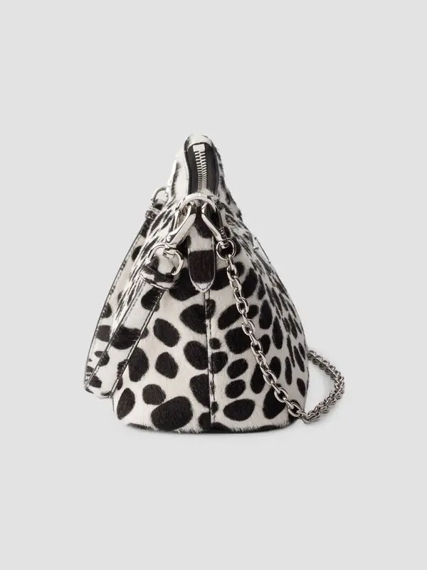 Prada Printed Calf Hair Mini Shoulder Bag