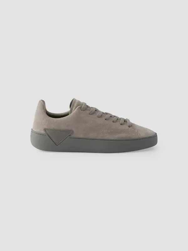 Prada Court Suede Sneakers - Grey