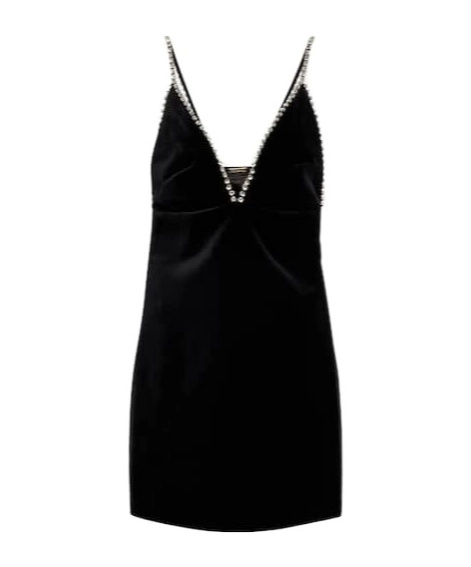Dodo Bar Or Embellished Velvet Minidress
