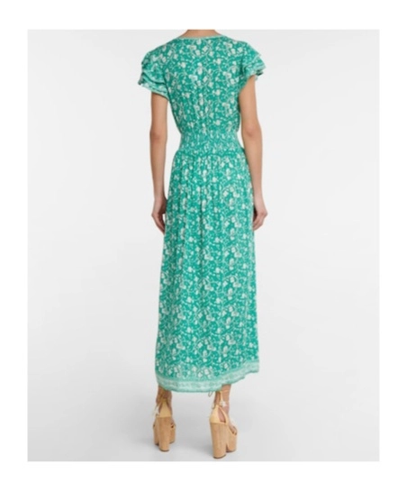 Poupette St Barth Della Floral Midi Dress