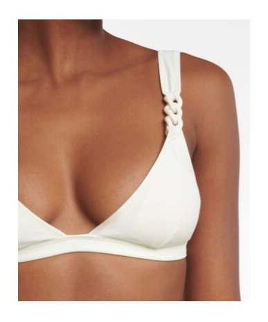 Stella McCartney Falabella Chain-strap Triangle Bikini Top