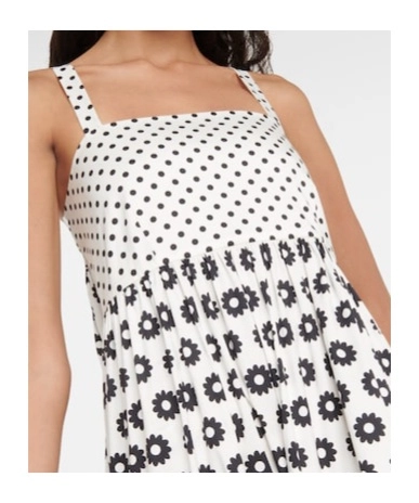Tory Burch Printed Cotton-blend Midi Dress