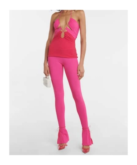 NENSI DOJAKA Cutout Halterneck Top