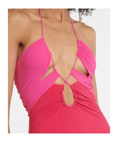 NENSI DOJAKA Cutout Halterneck Top