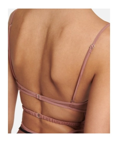 NENSI DOJAKA Cutout Tulle Bodysuit