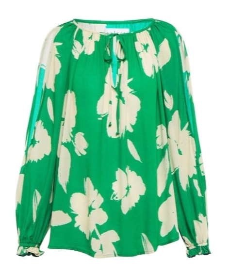 Velvet By Graham & Spencer Vikki Printed Blouse