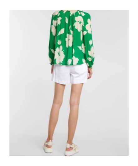 Velvet By Graham & Spencer Vikki Printed Blouse