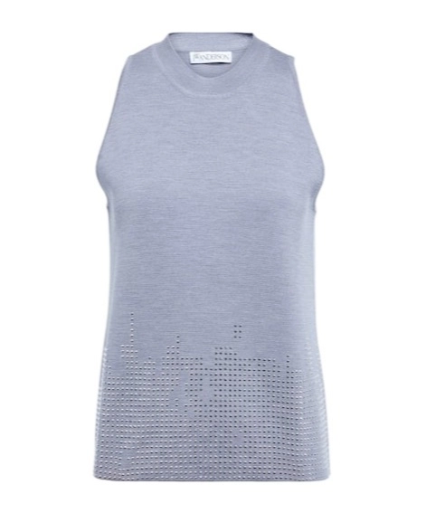 J.W.ANDERSON Embellished Wool Top