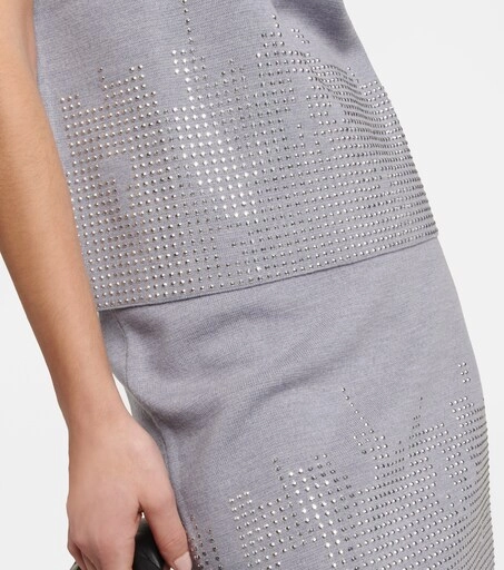 J.W.ANDERSON Embellished Wool Top