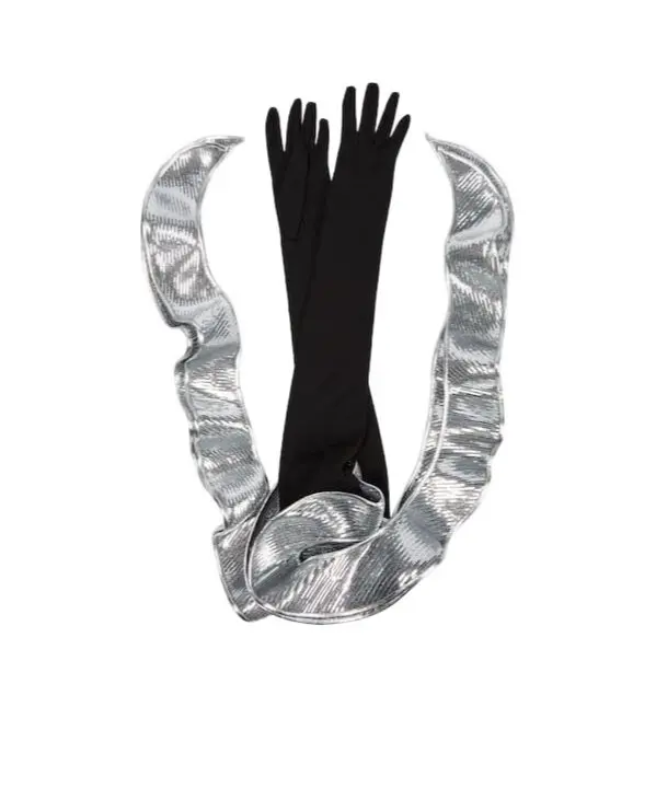 David Koma Long Sequined Gloves