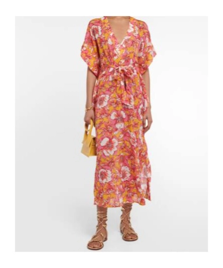 Poupette St Barth Andrea Floral Kaftan