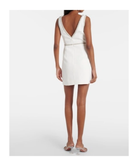 SELF-PORTRAIT Embellished Crêpe Minidress