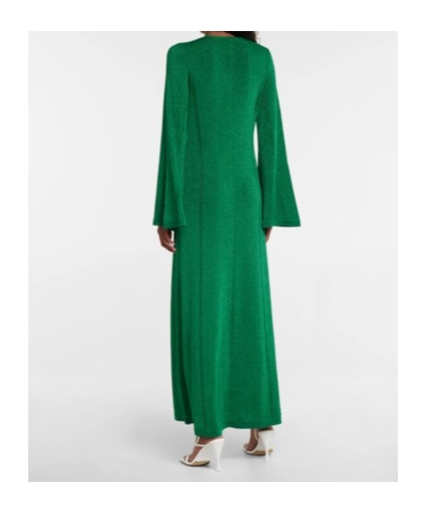 Dodo Bar Or Metallic Knit Maxi Dress