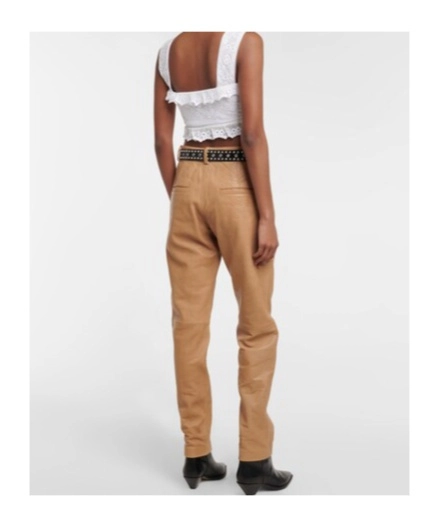 Isabel Marant Étoile Mecelia Anglaise Cotton And Silk Crop Top