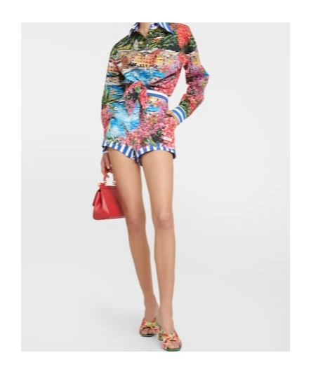 Dolce & Gabbana Printed Cotton Shirt