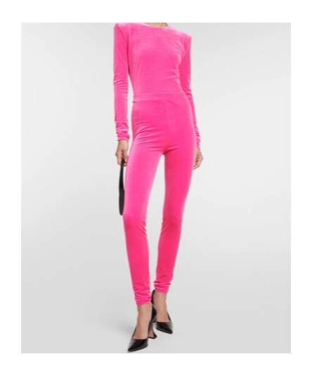 Alexandre Vauthier Velvet Bodysuit