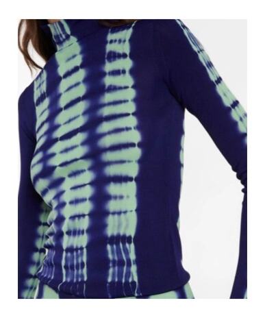Proenza Schouler Tie-dye Turtleneck Top