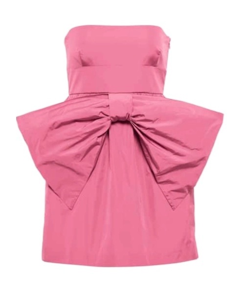 Red Valentino Bow-embellished Minidress - Pink