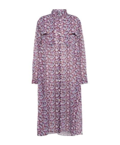 Isabel Marant Étoile Eliane Floral-print Cotton Midi Dress