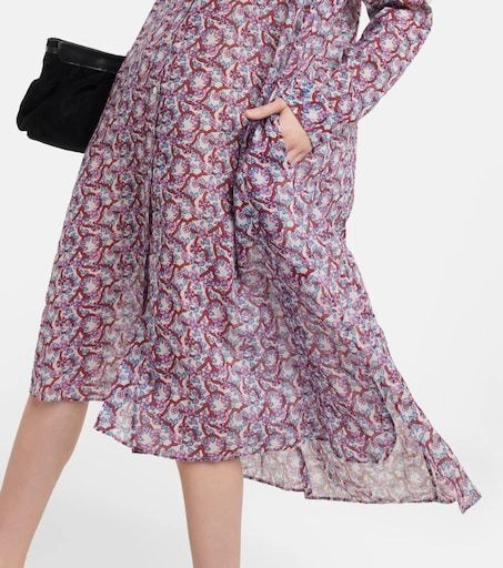 Isabel Marant Étoile Eliane Floral-print Cotton Midi Dress