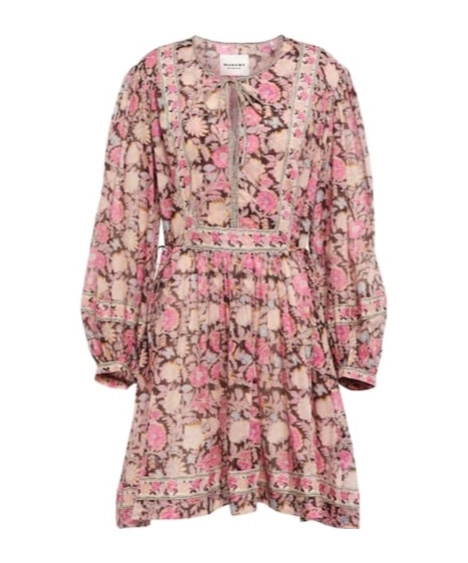 Isabel Marant Étoile Gilinesia Floral-print Cotton Minidress