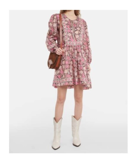 Isabel Marant Étoile Gilinesia Floral-print Cotton Minidress