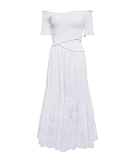 Poupette St Barth Soledad Midi Dress - White