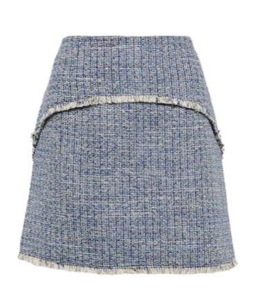 Proenza Schouler White Label Tweed Miniskirt - Gray