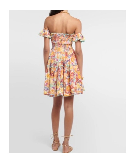 Poupette St Barth Aurora Floral Cotton Minidress