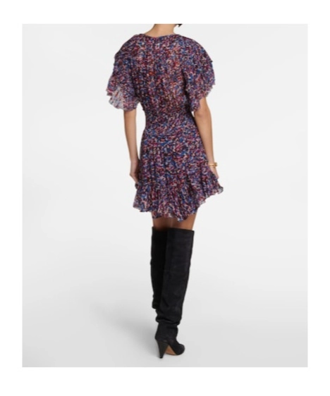 Isabel Marant Étoile Florise Printed Georgette Minidress