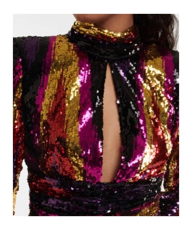 Rebecca Vallance Kaia Zig-zag Gown