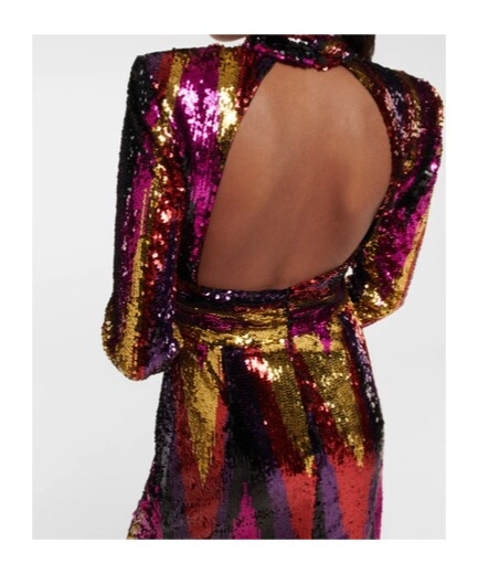 Rebecca Vallance Kaia Zig-zag Gown
