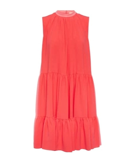 ROKSANDA Tiered Jersey Minidress - Orange