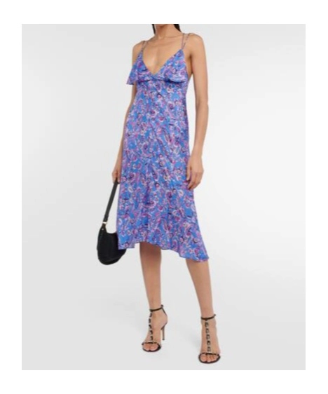 Isabel Marant Étoile Paysa Printed Silk-blend Midi Dress