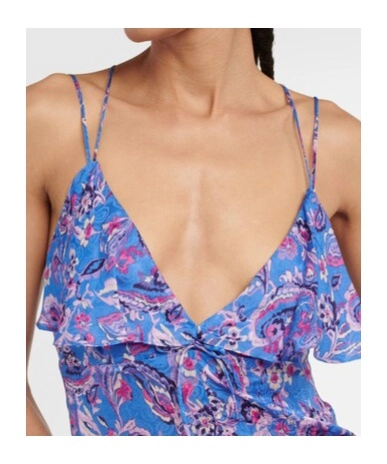 Isabel Marant Étoile Paysa Printed Silk-blend Midi Dress